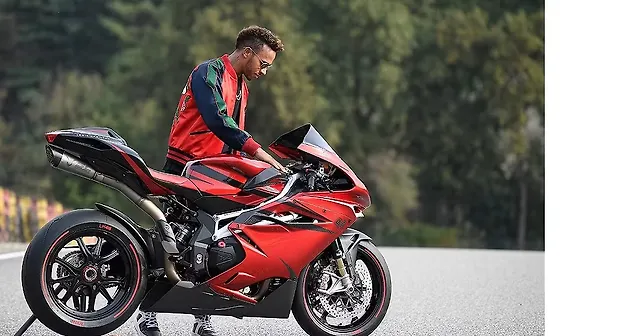 MV Agusta and Lewis Hamilton unveil the F4 LH44 superbike - BikeWale
