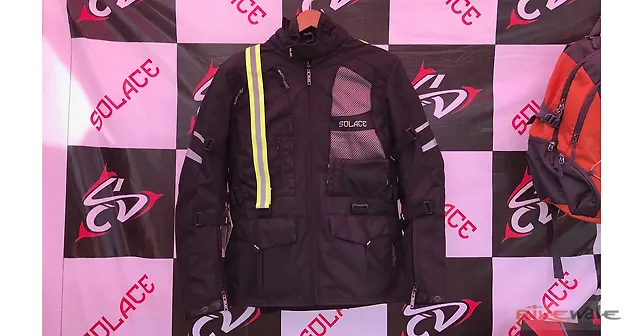 Solace launches Furious touring jacket at 2017 India Bike Week - BikeWale