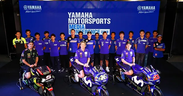 Yamaha presents its racing squad ahead of winter test at Buriram - BikeWale