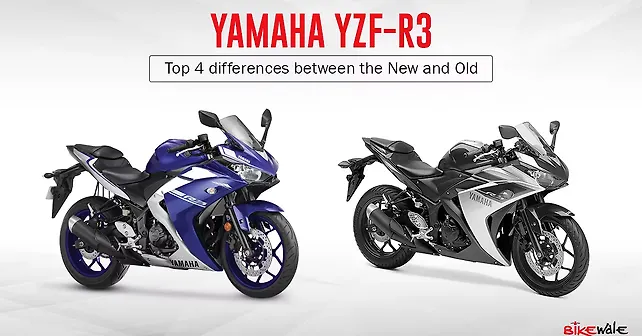 4 differences between old and new Yamaha YZF-R3 - BikeWale