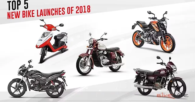 Top 5 new bike launches of 2018 - BikeWale