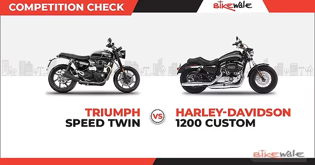 Triumph Speed Twin vs Harley-Davidson 1200 Custom: Competition Check ...