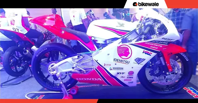 Honda Racing India unveils NFR250R Moto3 race bike; announces plans for 2019 - BikeWale