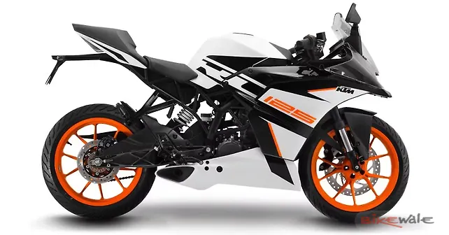 KTM RC 125 offered in two colour schemes in India - BikeWale
