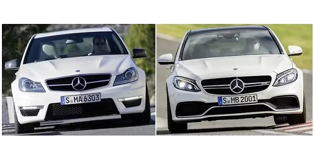 Photo Comparison: New Mercedes C63 S AMG versus old C63 AMG - CarWale
