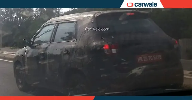 Maruti's compact SUV spotted on test - CarWale