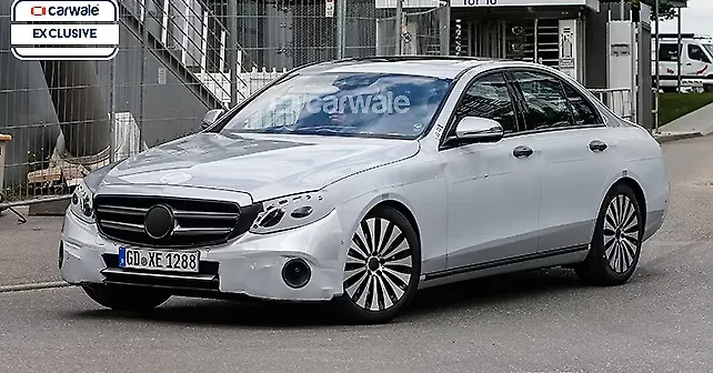Next-gen Mercedes-Benz E-Class spotted on test - CarWale