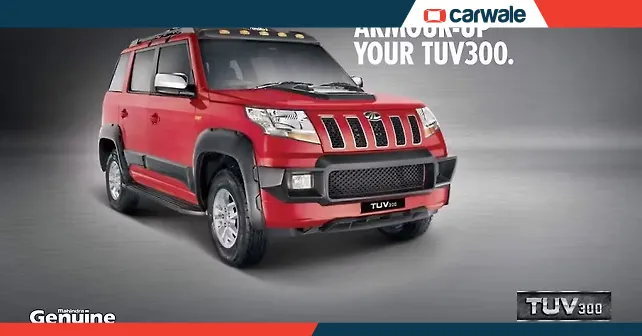 Mahindra TUV300 accessories list revealed with their prices - CarWale