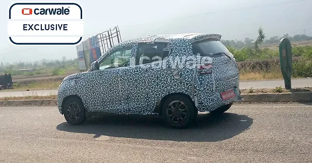 Mahindra XUV100 spotted on test - CarWale