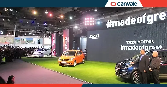Tata Motors lineup at the 2016 Auto Expo - CarWale