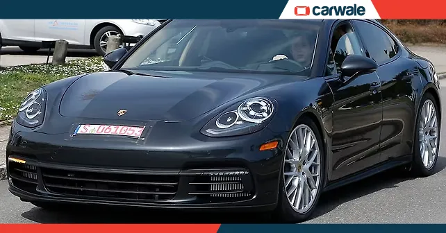 Porsche's next-gen Panamera V6 and Turbo spotted on test - CarWale