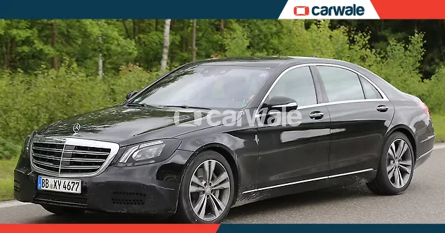 Mercedes-Benz S-Class facelift spied on test - CarWale