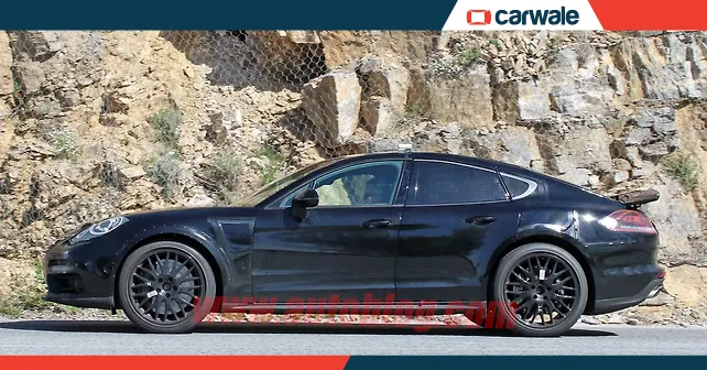 New Porsche sedan spotted testing - CarWale