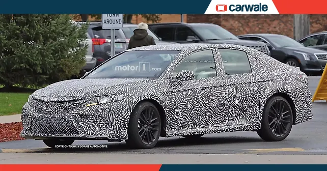 Next-generation Camry spotted testing - CarWale