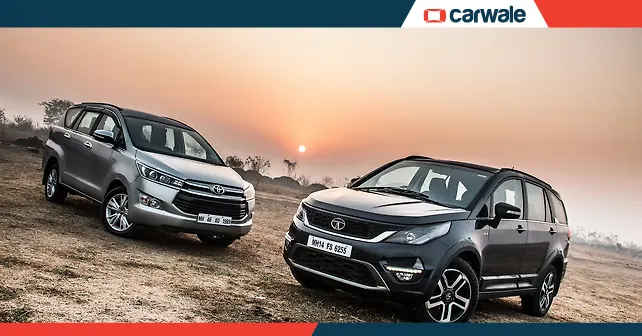 Tata Hexa vs Toyota Innova Crysta - CarWale