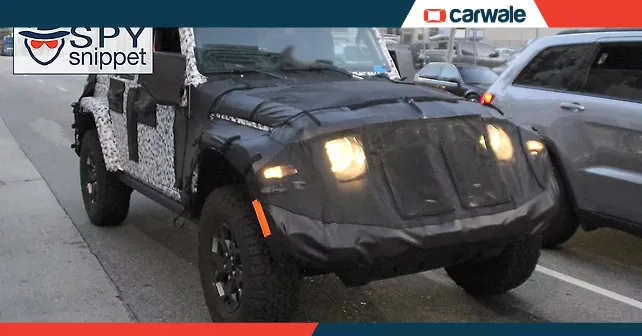 2018 Jeep Wrangler prototype spotted in the urban jungle - CarWale