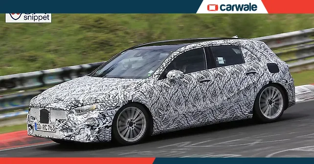 Next-gen Mercedes A-Class development continues at Nurburgring - CarWale