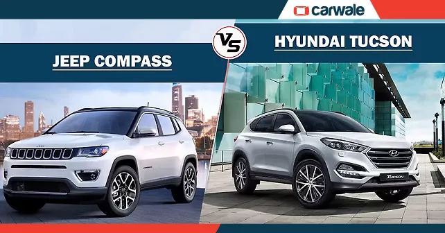 Spec comparison: Jeep Compass Vs Hyundai Tucson - CarWale