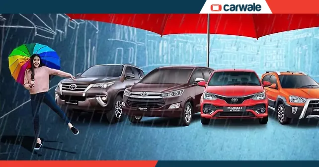 Toyota launches Monsoon Car Care Campaign in South India - CarWale