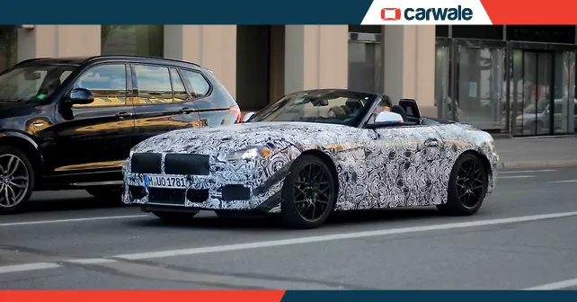 BMW Z4 spotted with top down for the first time - CarWale