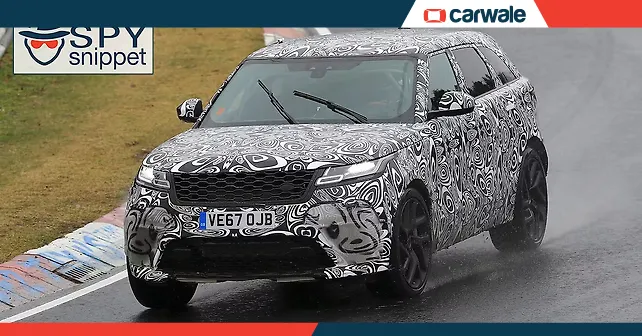 Range Rover Velar SVR spied testing - CarWale