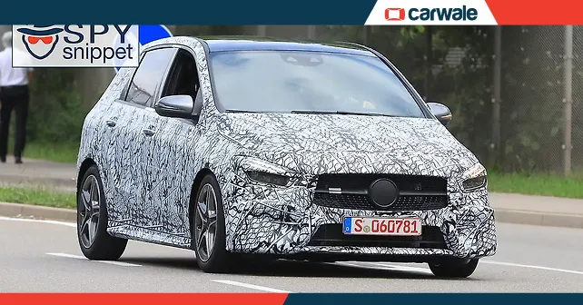 2019 Mercedes Benz B-Class test mule image surface - CarWale
