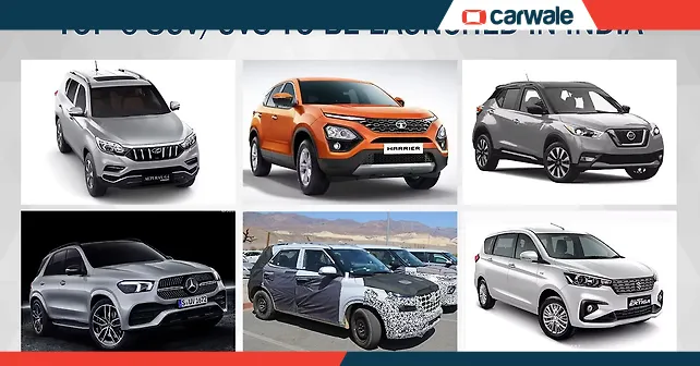 Top 6 SUV/UVs to be launched in India - CarWale