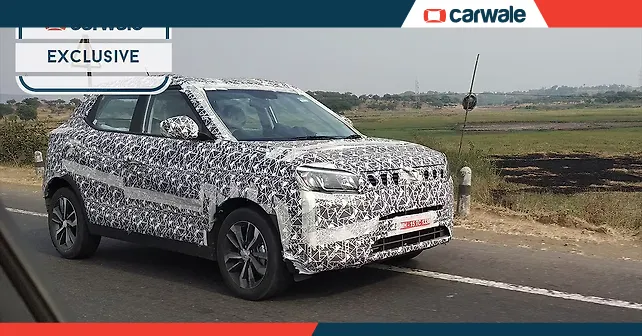 Mahindra S201 spied testing ahead of the official reveal - CarWale