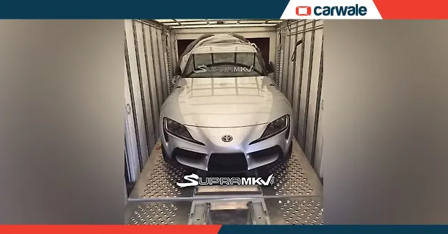New Toyota Supra front end leaked without camouflage - CarWale