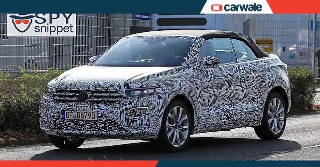 Volkswagen T-Cross cabriolet spotted testing - CarWale
