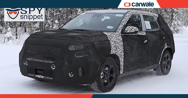 Exclusive! Kia Tusker SUV spied; New details revealed - CarWale