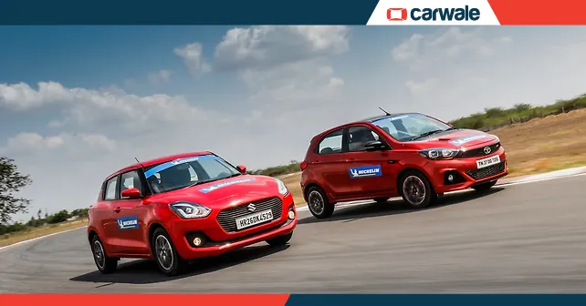 CarWale Track Day 2019: Tata Tiago JTP vs Maruti Swift - CarWale