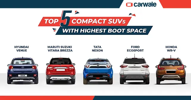 Top 5 Compact SUVs with biggest boot space - CarWale