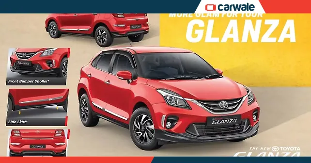 Toyota Glanza accessories available now - CarWale