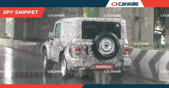 New Mahindra Thar hardtop to feature a large rear door - CarWale