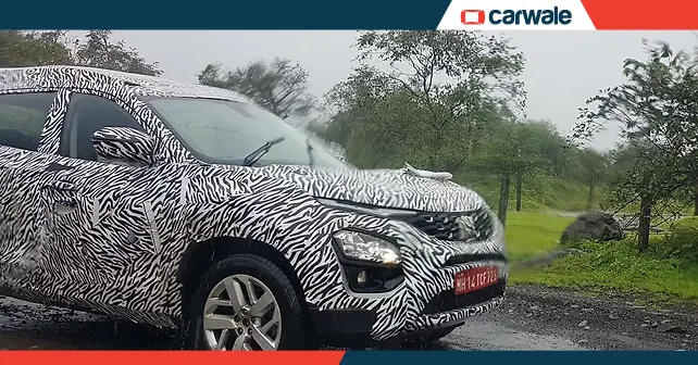 Tata Buzzard (7-seat Harrier) spied testing with 18-inch alloys ahead ...