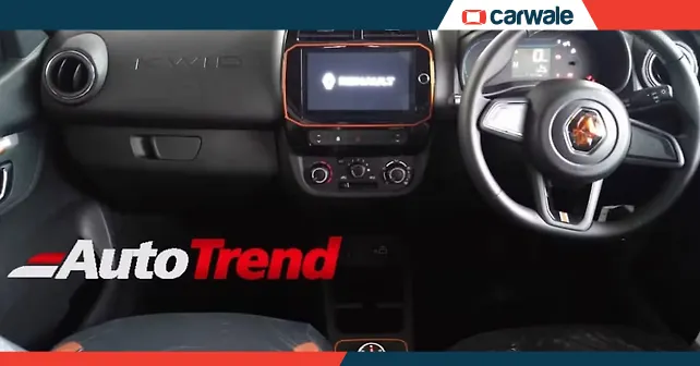 Renault Kwid facelift interiors leaked ahead of India launch - CarWale