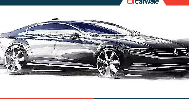 Volkswagen releases sketches of 2015 Passat - CarWale