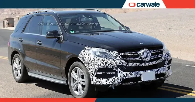Mercedes-Benz ML facelift spied on test again - CarWale