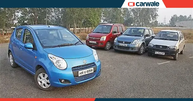 Maruti A-star vs Alto vs Swift vs Wagon R - CarWale