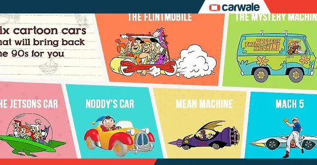 Six cartoon cars that will bring back the 90s for you - CarWale