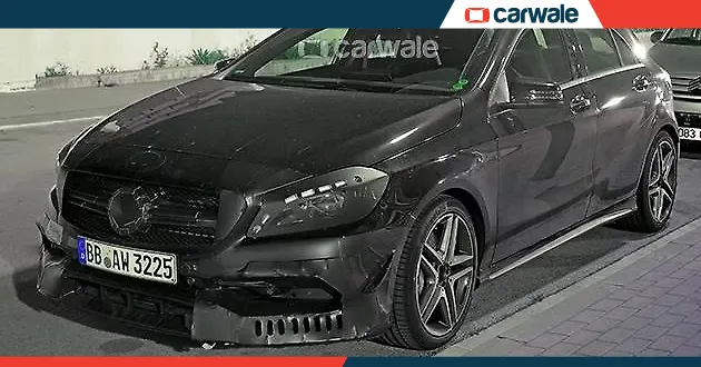 Mercedes-Benz A45 AMG facelift spotted on test - CarWale