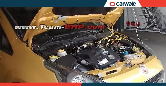 Fiat Punto Evo spied with a T-Jet engine - CarWale
