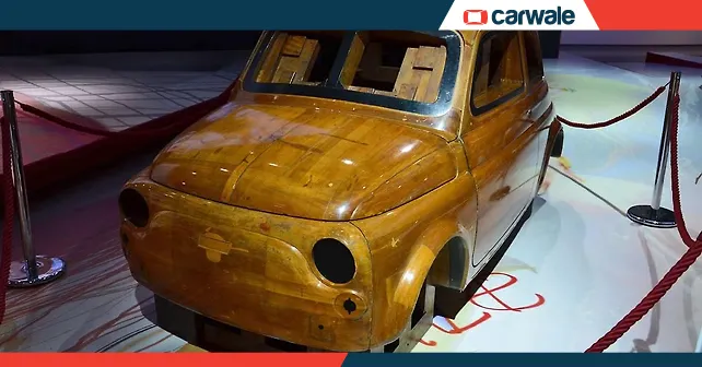 Fiat presents the wooden master model of the first generation 500 - CarWale