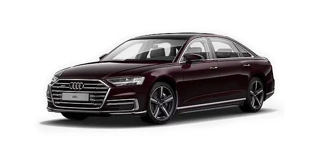 Audi A8 L Seville Red Metallic Colour, 22 A8 L Colour Images - CarWale