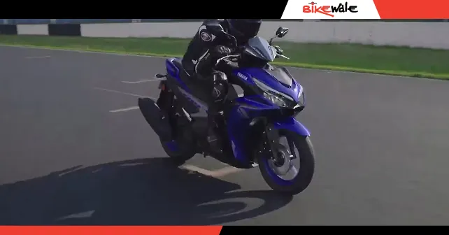 New Yamaha Aerox 155 maxi-scooter available in three colours - BikeWale
