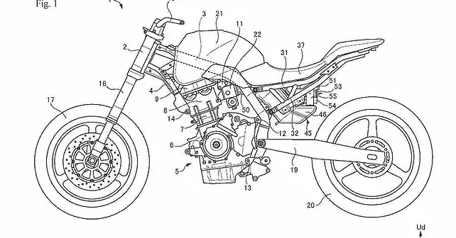 Suzuki’s new 700cc parallel-twin engine patents emerges - BikeWale