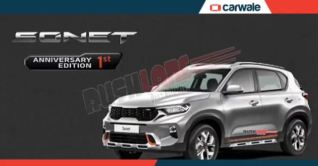 Kia Sonet Anniversary Edition details leaked ahead of launch - CarWale