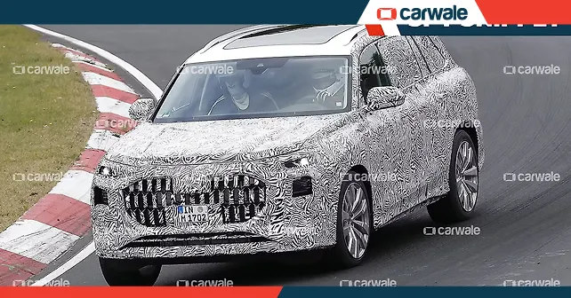 New Audi Q9 spotted testing ahead of debut - CarWale