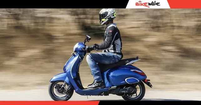 Bajaj’s upcoming electric scooter spied testing again - BikeWale
